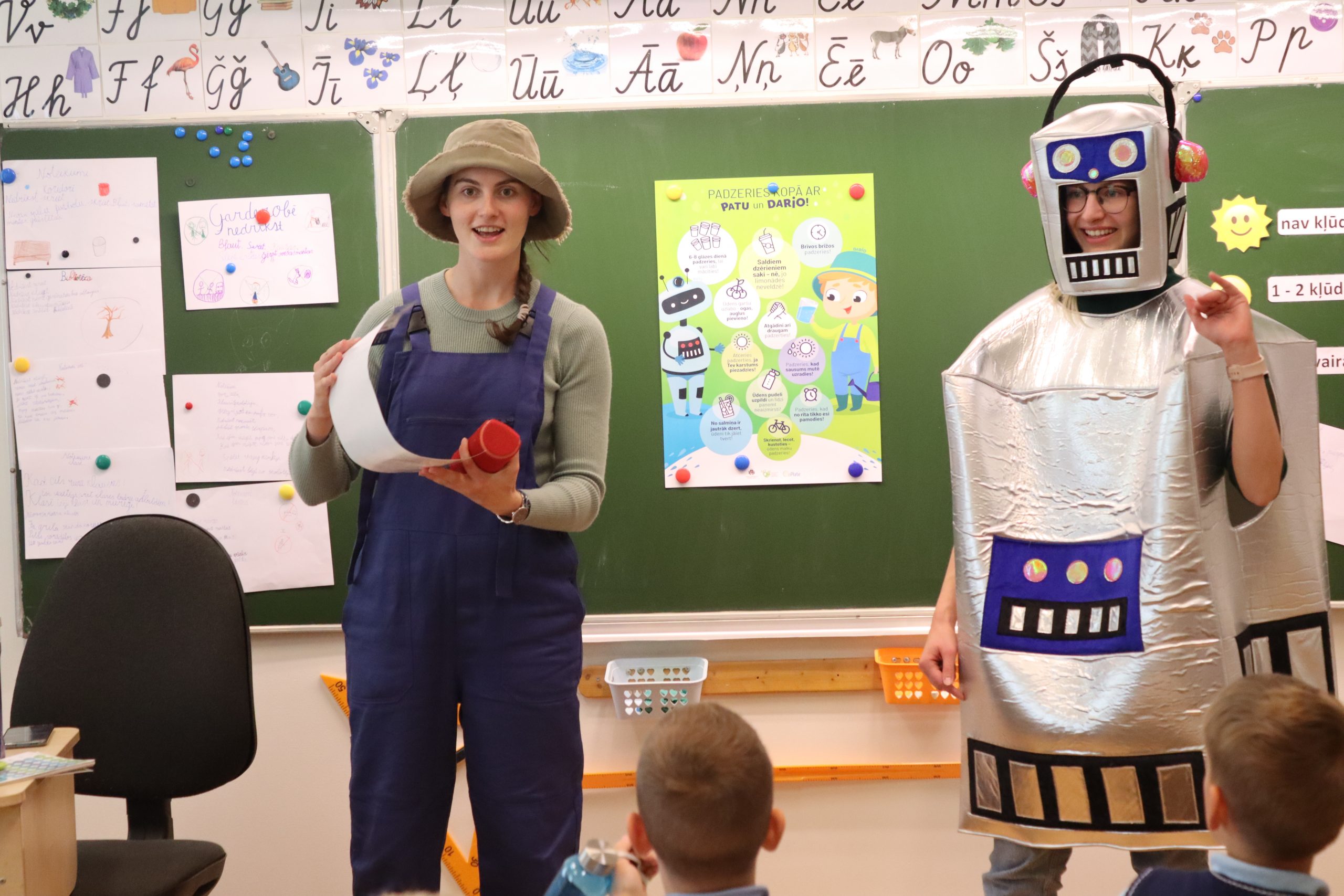 Izglītojošs pasākums “Ja Tu robots neesi, atceries dzert ūdeni ...